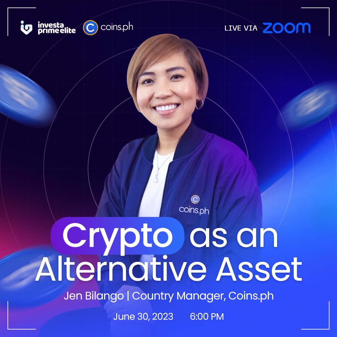 Crypto As An Alternative Asset | Investagram Webinar | Crypto Events PH